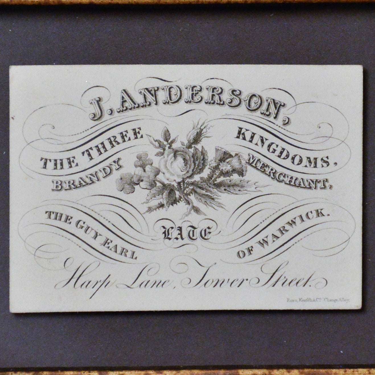 Framed Trade Cards C - – Prints Charming Soho