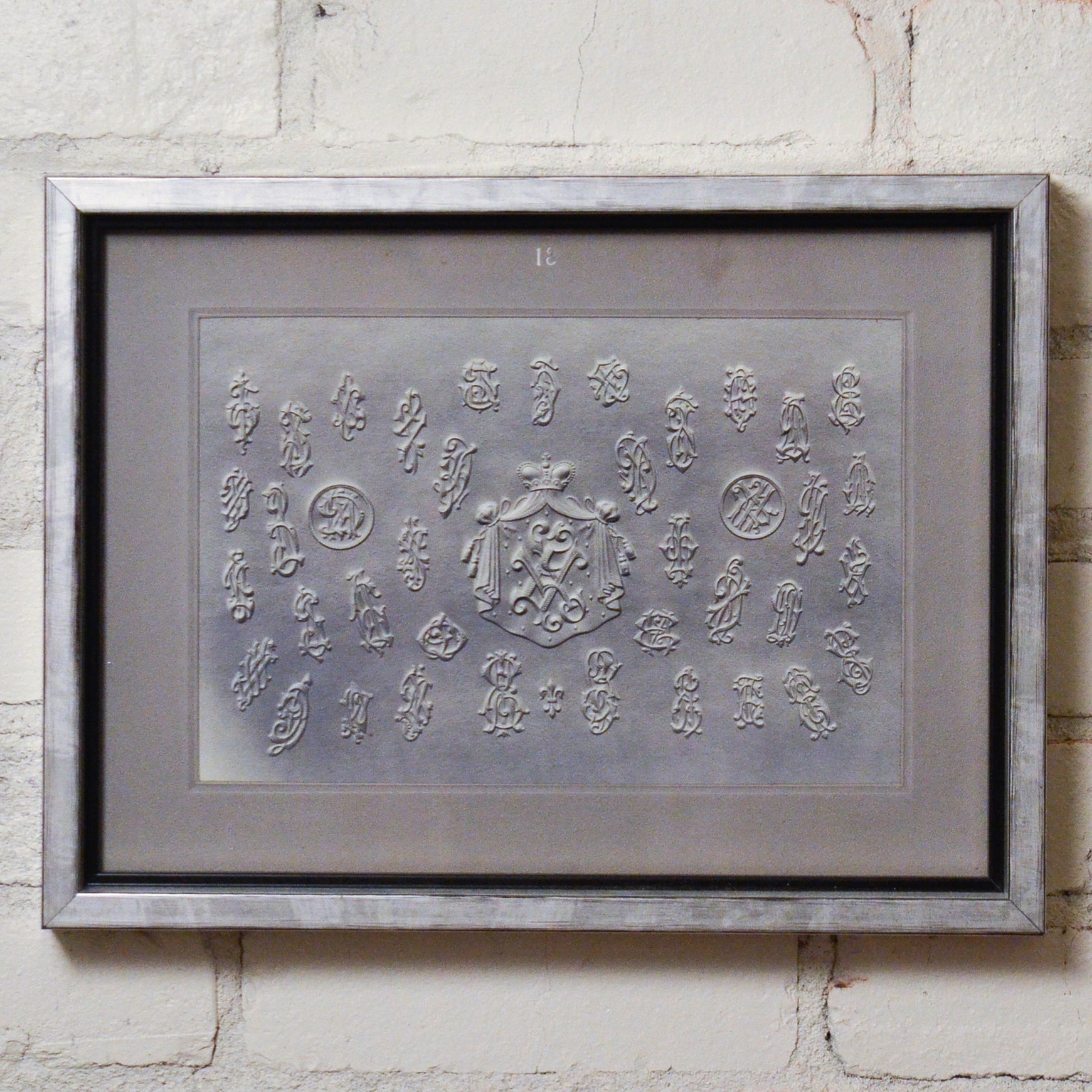 French and Imperial Russian Embossed Monograms 4 – Prints Charming Soho