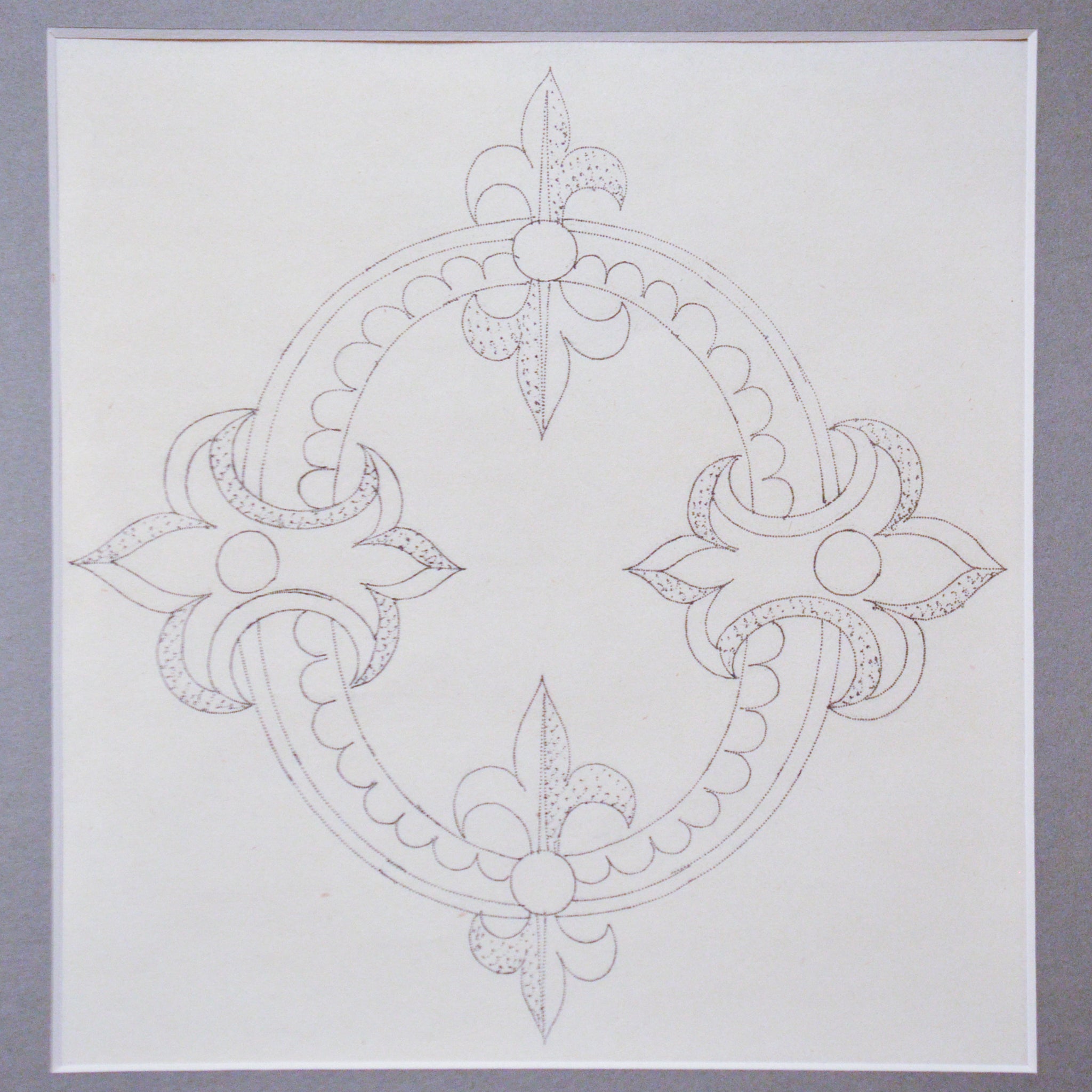 Hand Drawn Austrian "O" Monogram 11 x 14 Matted – Prints Charming Soho